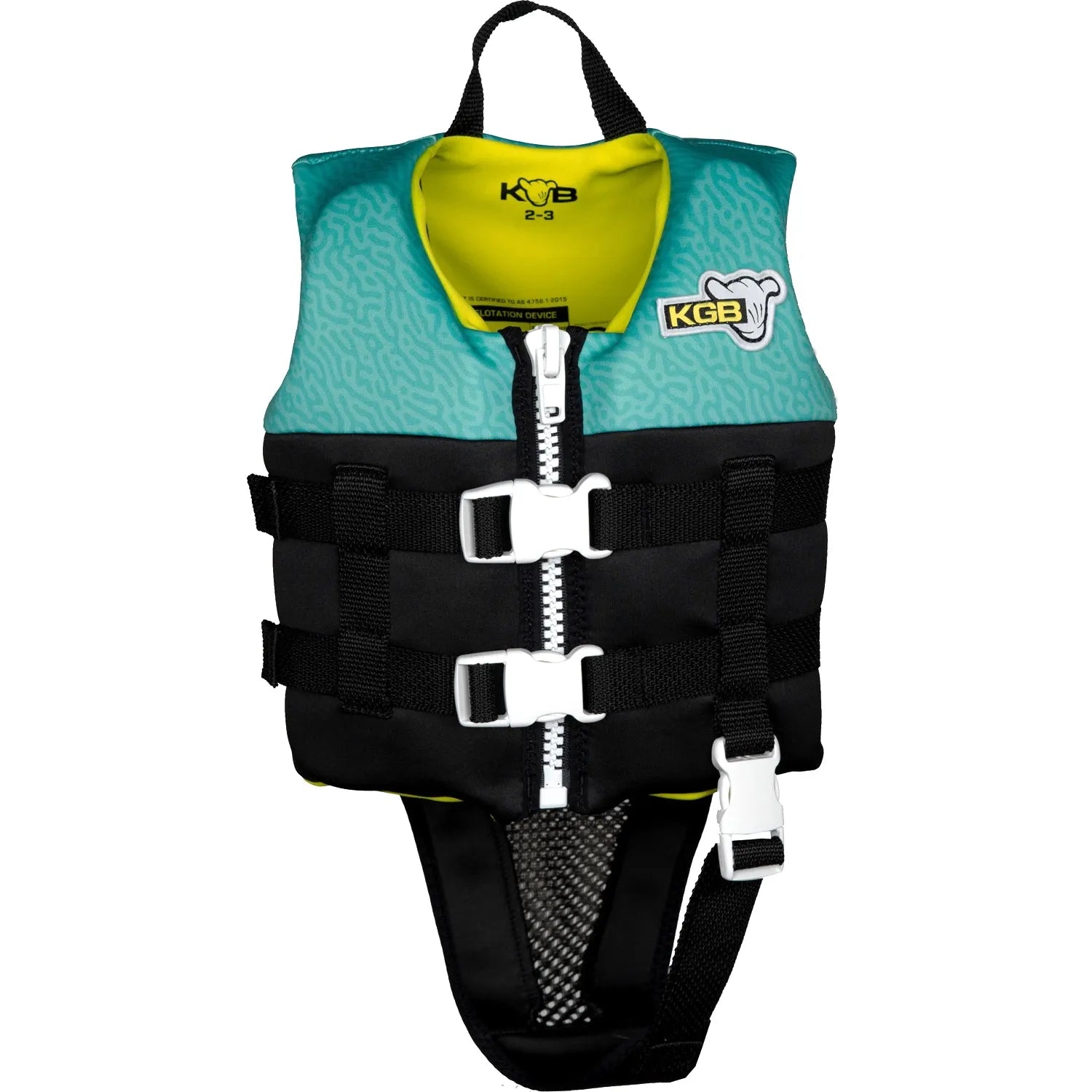 KGB JUNIOR BOYS LIFE JACKET - ELECTRIC TEAL – Rapid Surf & Ski