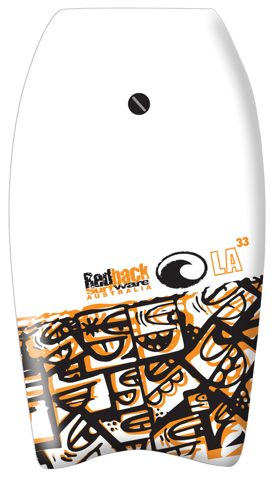 Redback LA Bodyboard - White | Rapid Surf & Ski