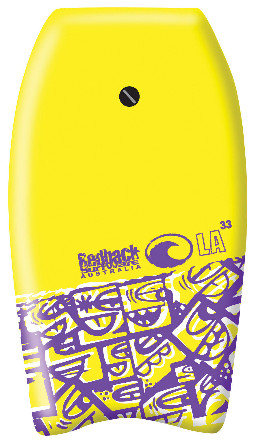 Redback LA Bodyboard - Yellow | Rapid Surf & Ski